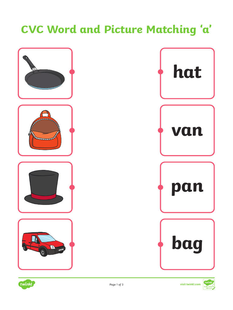 CVC Listen and Match | PDF
