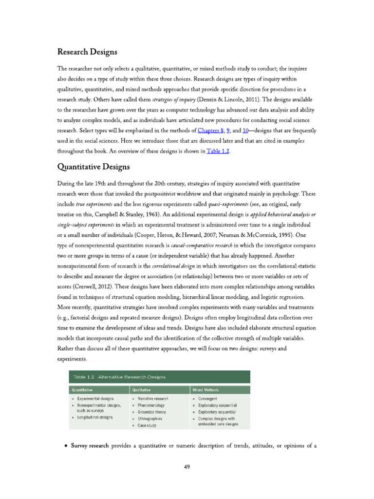 Research Designs | PDF