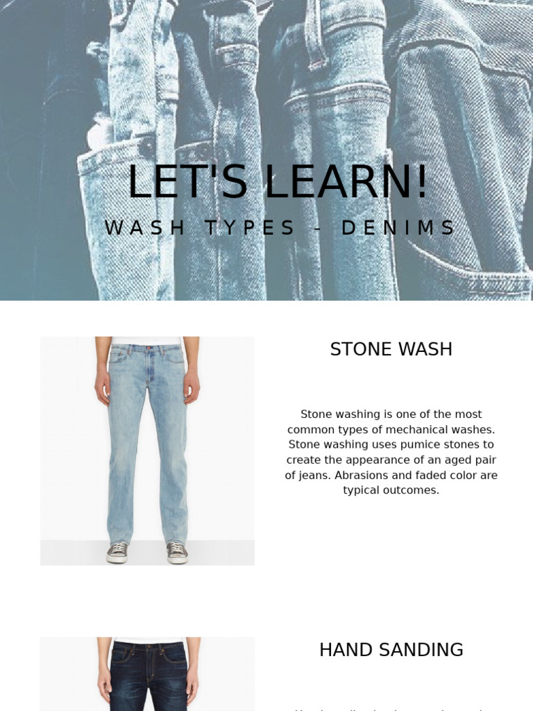 Denims - Wash Type | PDF