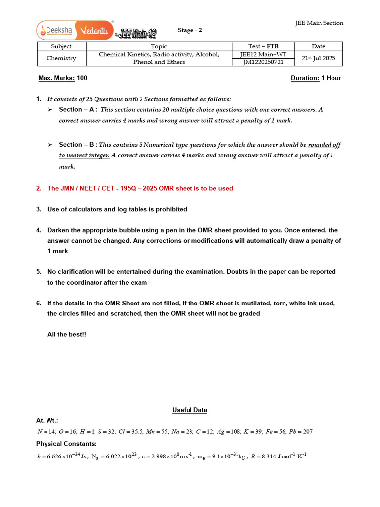 03 JMN12FTB S2 Chemistry Solutions M2 1 | PDF | Organic Chemistry ...