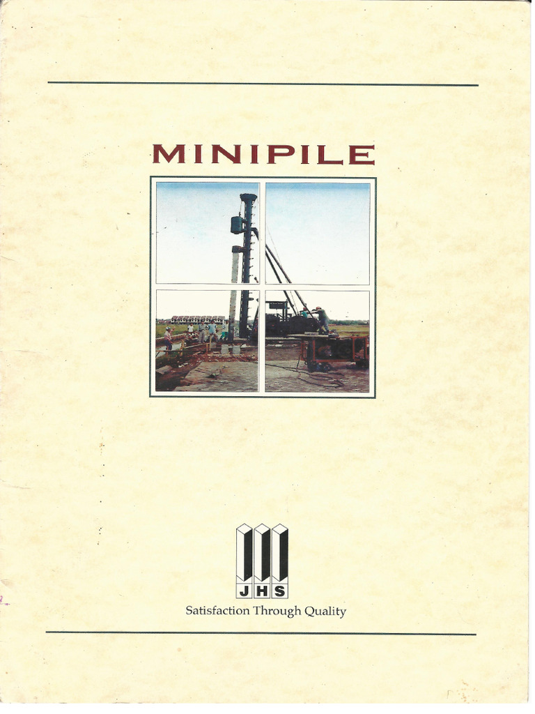 Jhs Mini Pile | PDF