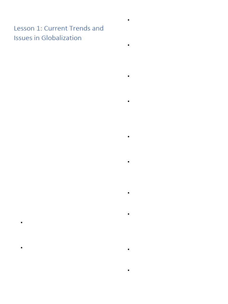The Contemporary World - Midterms | PDF | Sovereignty | Economic Inequality