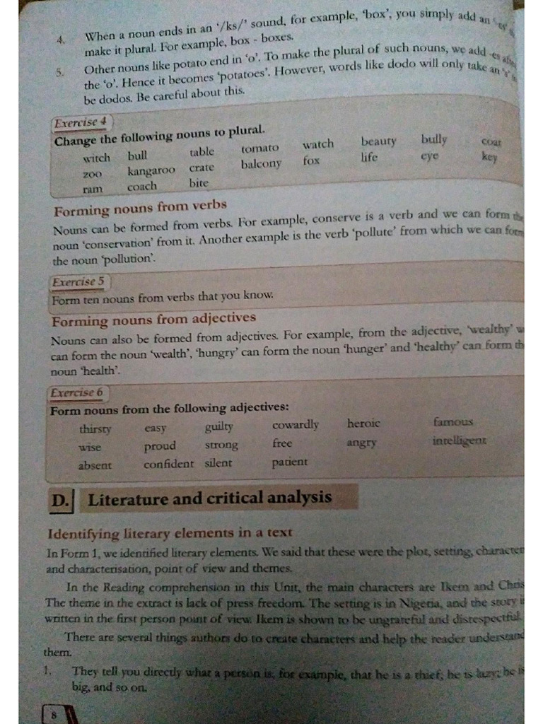 Short Story Elements (Extract) | PDF