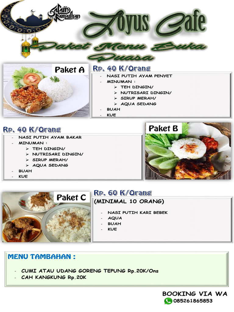 Menu Puasa | PDF