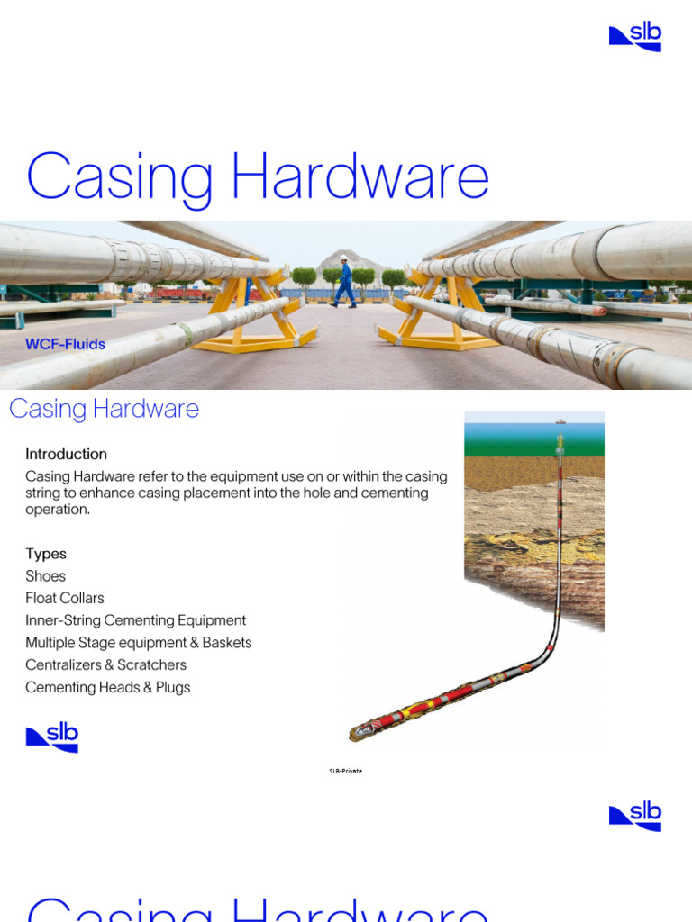 Casing Cementation Hardware Overview | PDF | Mechanical Engineering