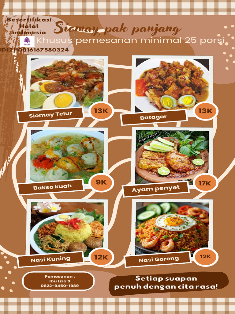Cokelat Putih Estetik Kolase Daftar Menu Spesial Cerita Instagram ...