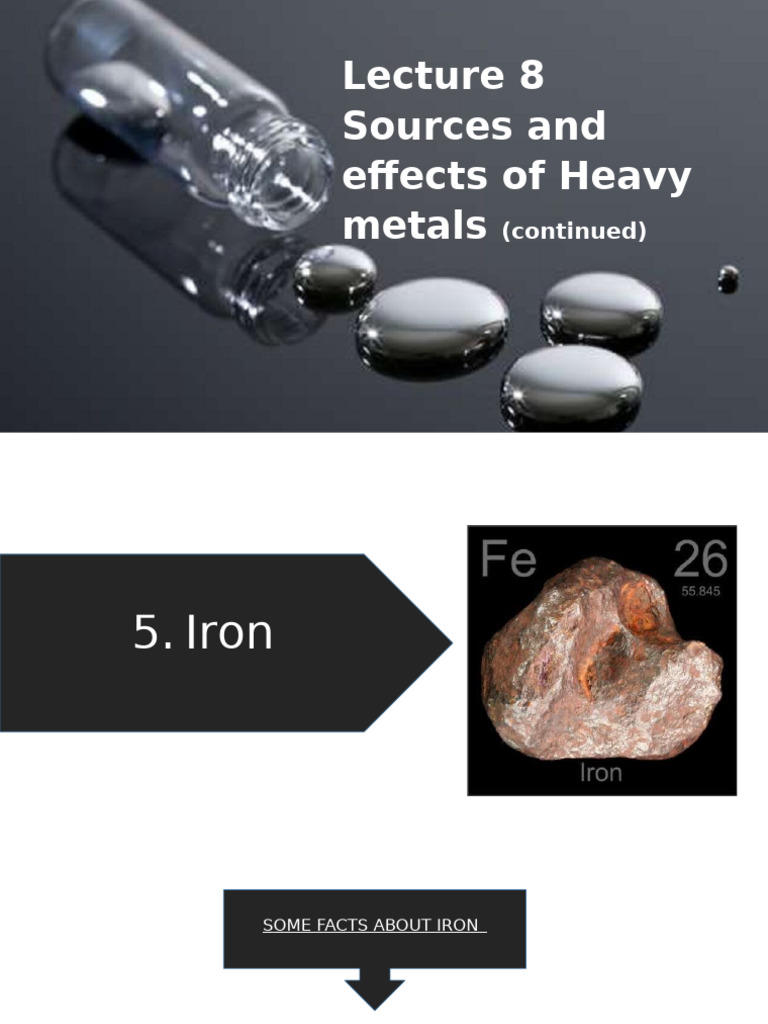 8-Sources and Effects of Heavy Metals | PDF | Diseases And Disorders ...
