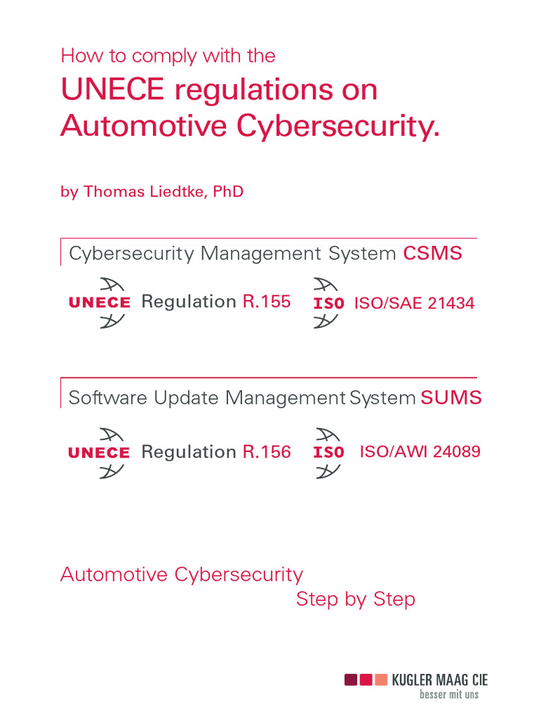 UNECE Regulations for Automotive Cybersecurity | PDF | Computer ...
