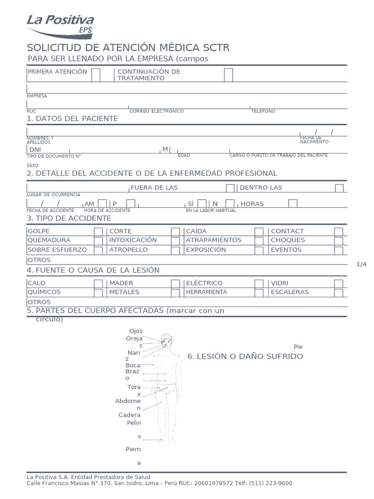 Eps+ +Solicitud+de+Atencion+Salud+Sctr+(3)+(2) | PDF | Cuidado de la ...