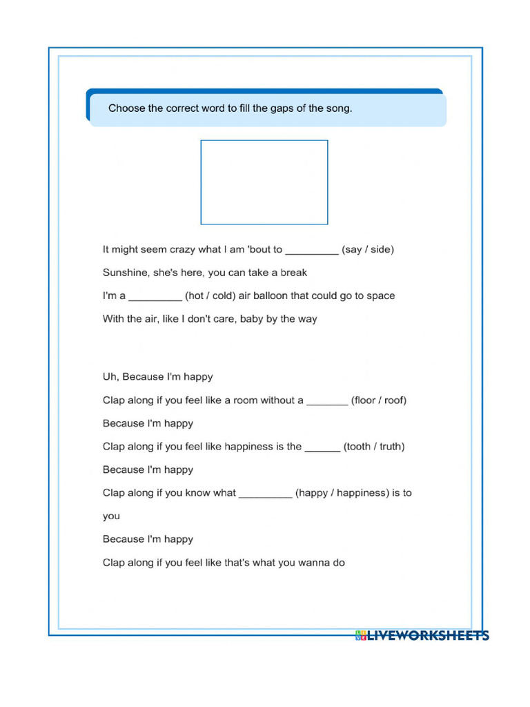 Happy Worksheet | PDF