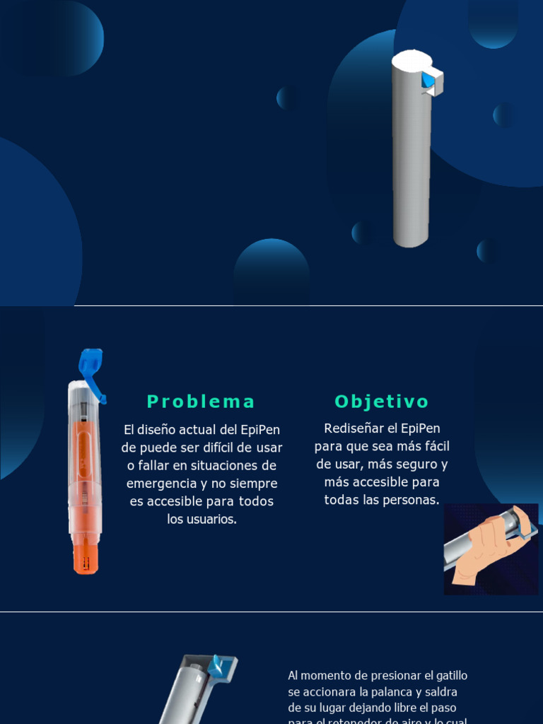 Rediseño EpiPen: Uso y Accesibilidad | PDF