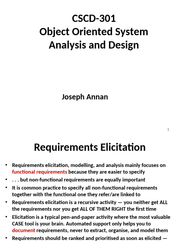Object-Oriented Analysis & UML Guide | PDF | Use Case | Unified ...