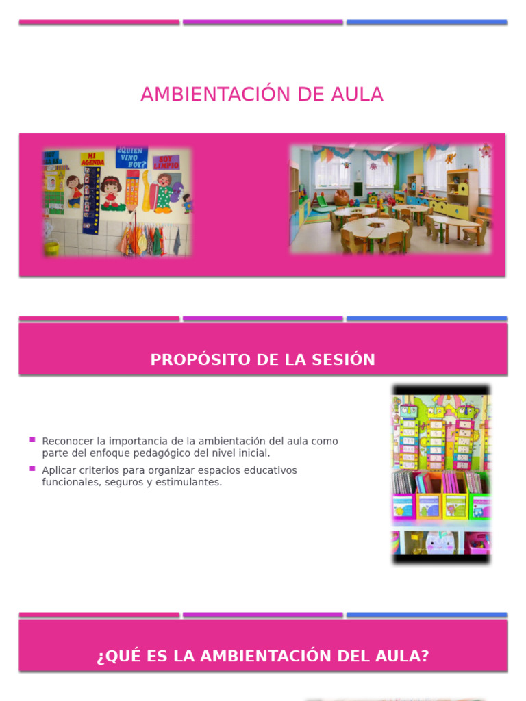 Ambientación Efectiva en Aula Primaria | PDF