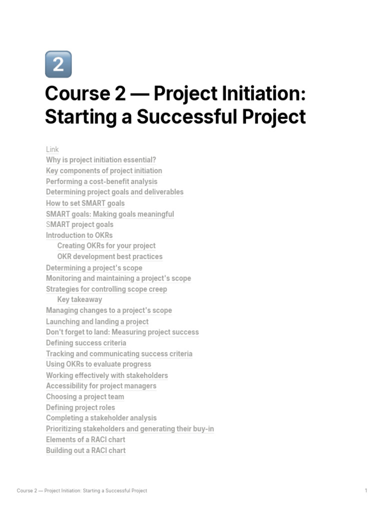 Defining Project Goals and Success Criteria | PDF | Goal | Project ...