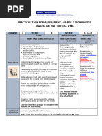 Lesson Plan GR 7 Technology T3 W6 | PDF | Crane (Machine) | Drawing