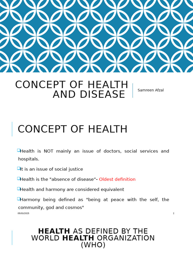 Understanding Health Concepts | PDF | Well Being | Quality Of Life