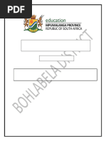 Gauteng 2025 Grade 12 Prelim Timetable | PDF | Learning