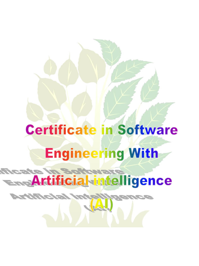 Certificate in Software Engineering With Ai-Modular | PDF | Html ...
