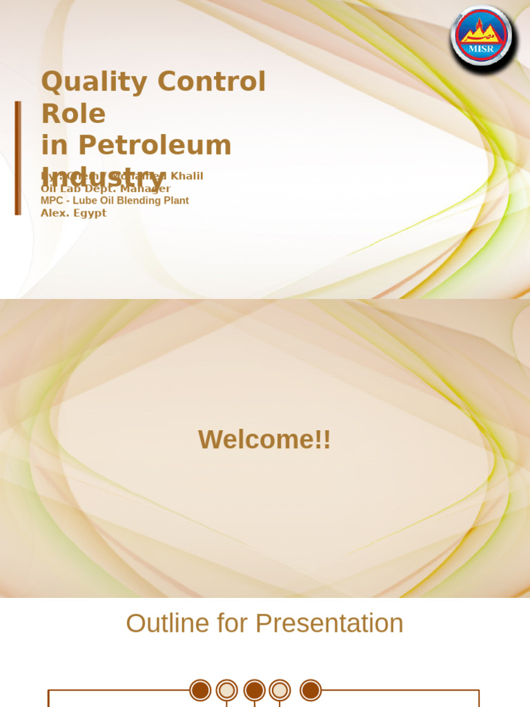 Quality Control in Petroleum Industry | PDF | Motor Oil | Chemistry