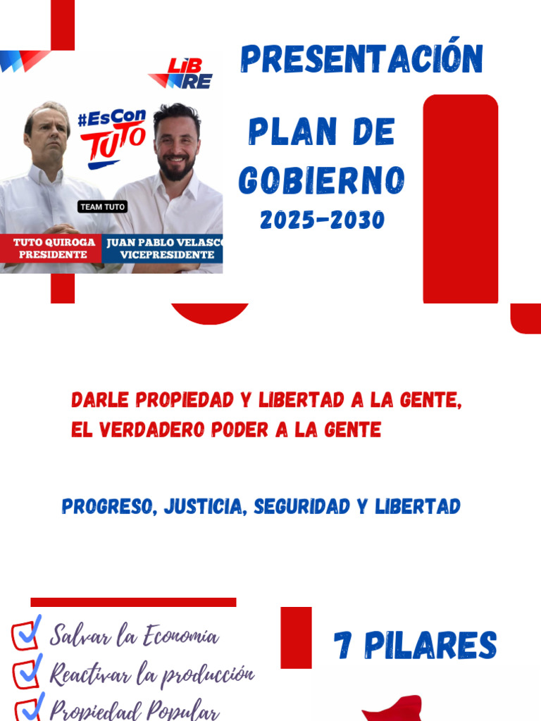 Plan LIBRE 2025-2030 - 25mayo | PDF | Infraestructura | Bolivia