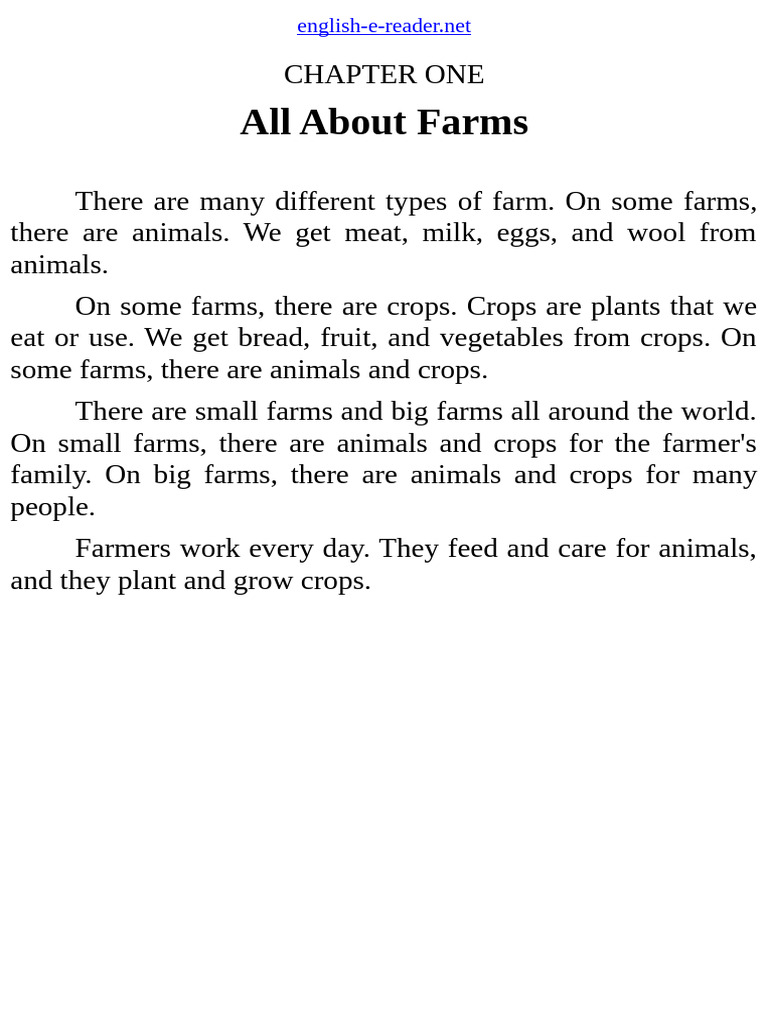 Types of Farms and Their Products | PDF | Sheep | Farms