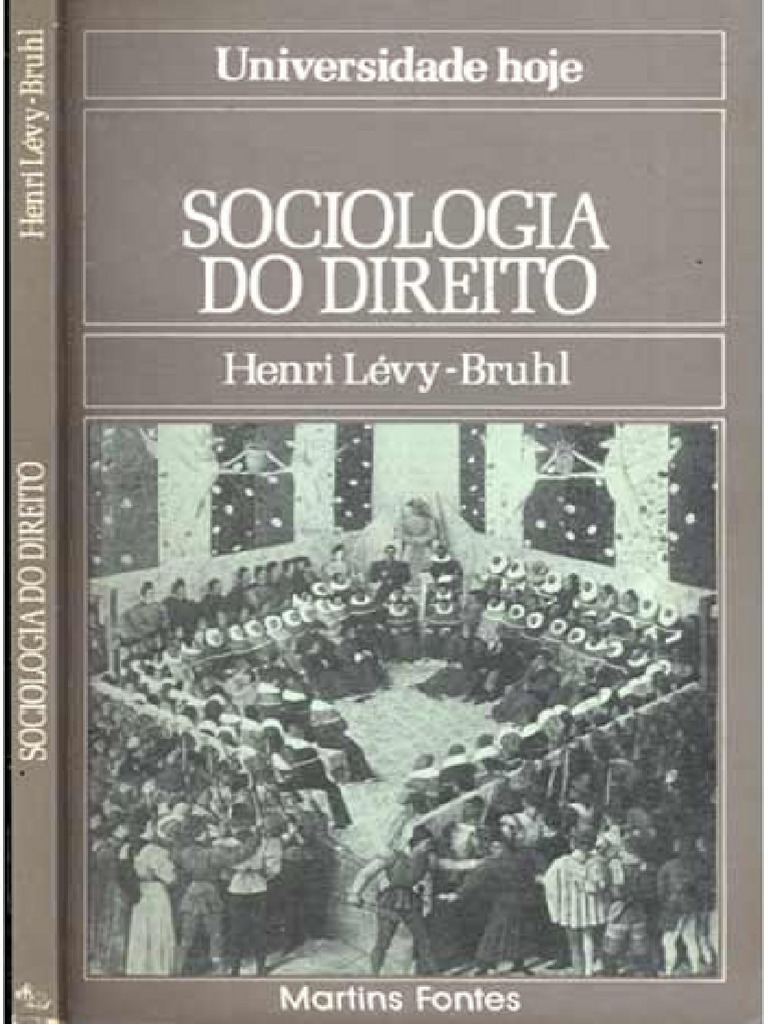 LÉVY-BRUHI, Henri. Sociologia Do Direito | PDF