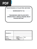 Procedimiento de Megado para Motores Eléctricos | PDF | Inductor | Motores