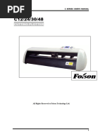 CT630 Vinyl Cutter User Manual | PDF | Equipment | Manufactured Goods