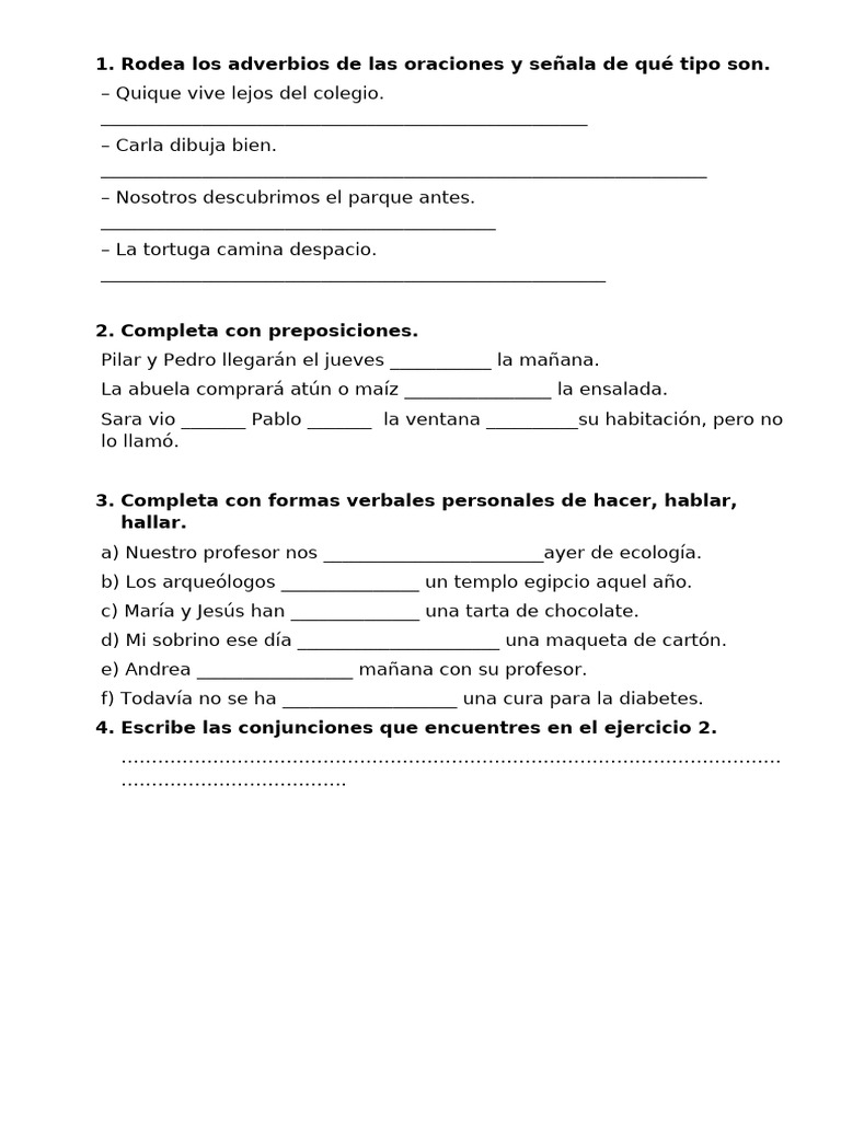 Ficha de Repaso | PDF