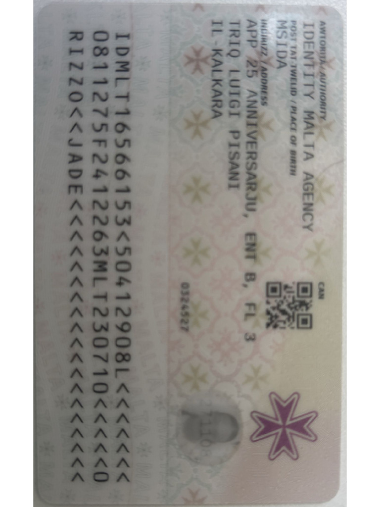 Back of Id Card | PDF