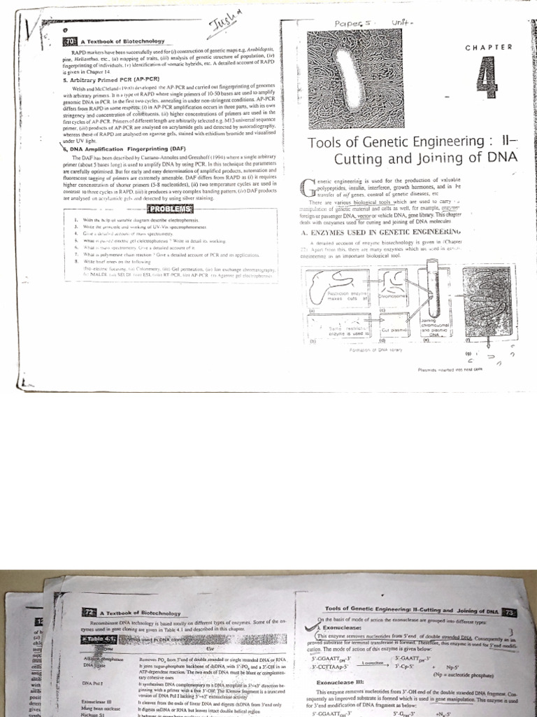 biotechnology.. unit 1st | PDF