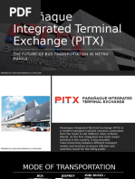 The Parañaque Integrated Terminal Exchange | PDF