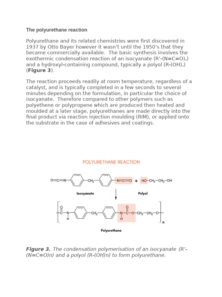 PU Resin Reaction Full Article | PDF | Polyurethane | Chemical Substances