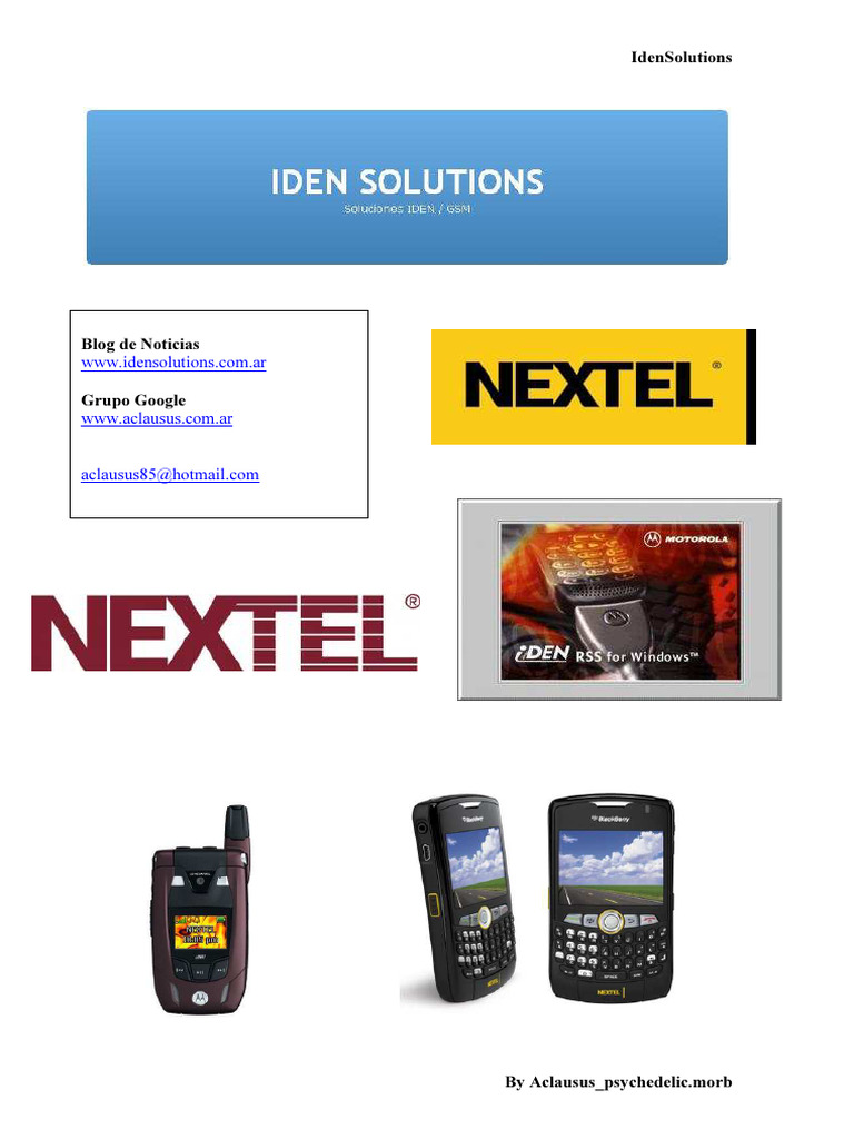 IDEN Solutions | PDF
