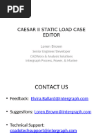 Load Case Definition in CAESAR II | PDF