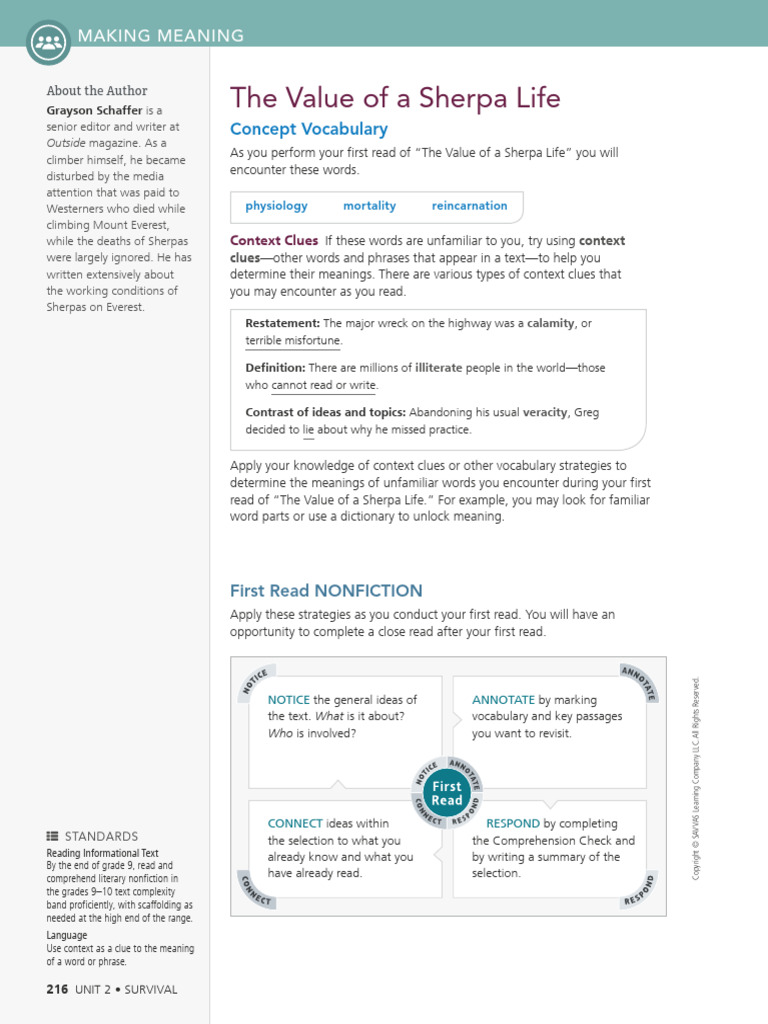 Value of Sherpa Lives on Everest | PDF | Mount Everest | Essays