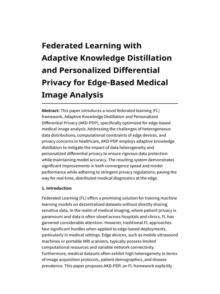 Federated Learning With Adaptive Knowledge Distillation and ...