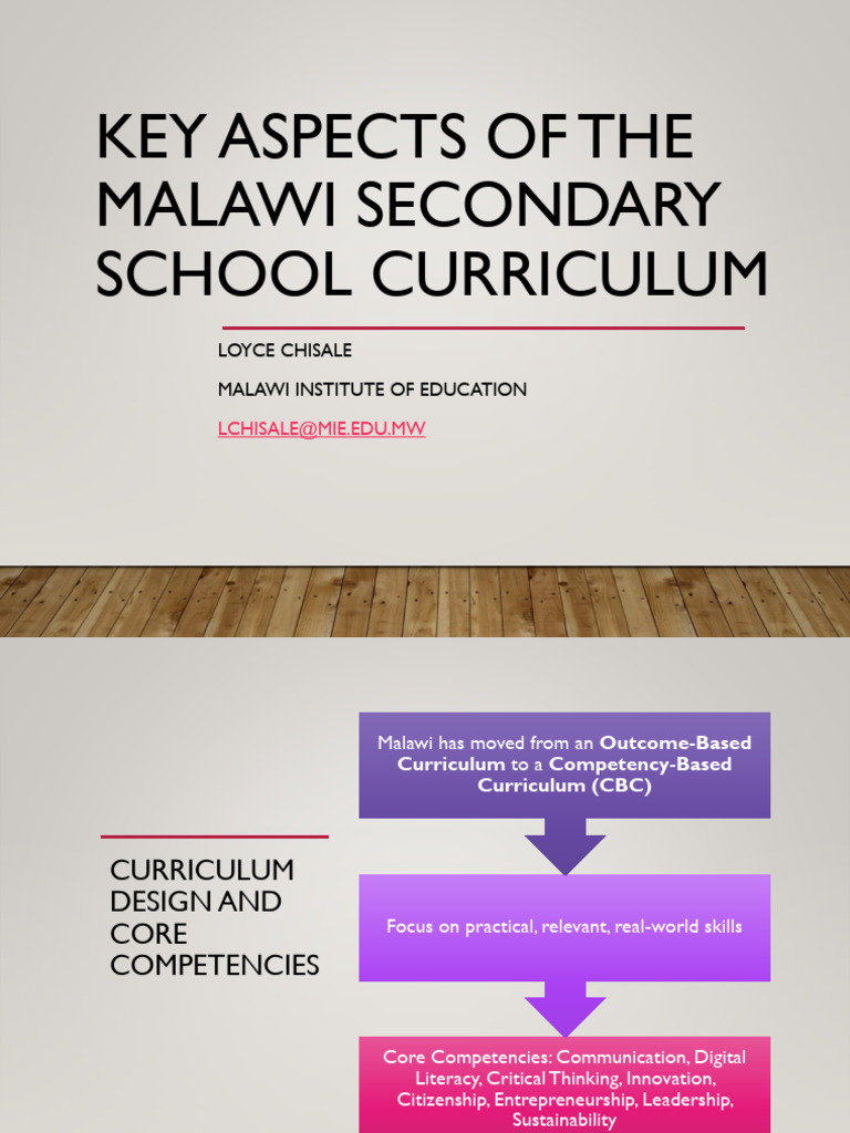 Malawi Secondary School Curriculum Overview | PDF | Curriculum ...