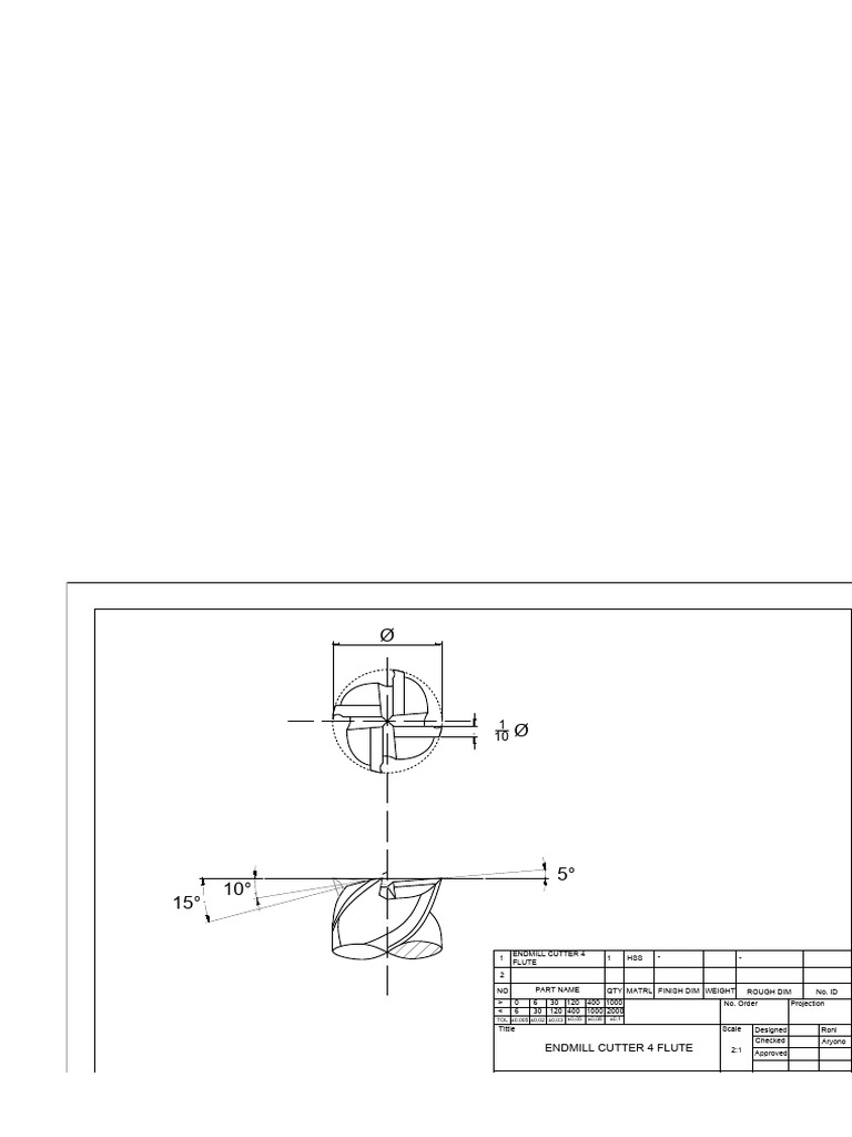 Endmill Cutter | PDF