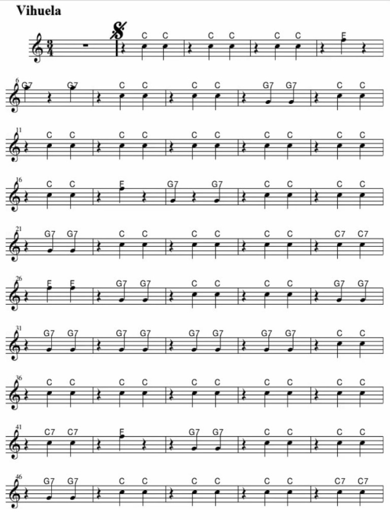 Vihuela A | PDF