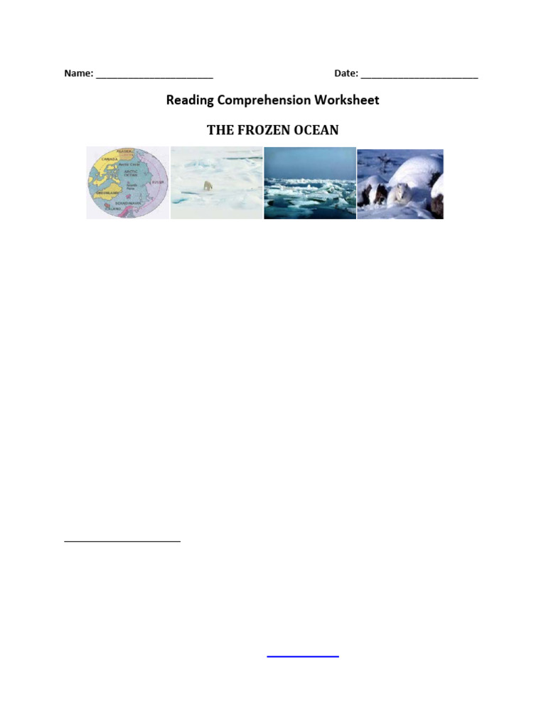 6th The Frozen Ocean EL Combined 1 | PDF | Oceans | King Lear