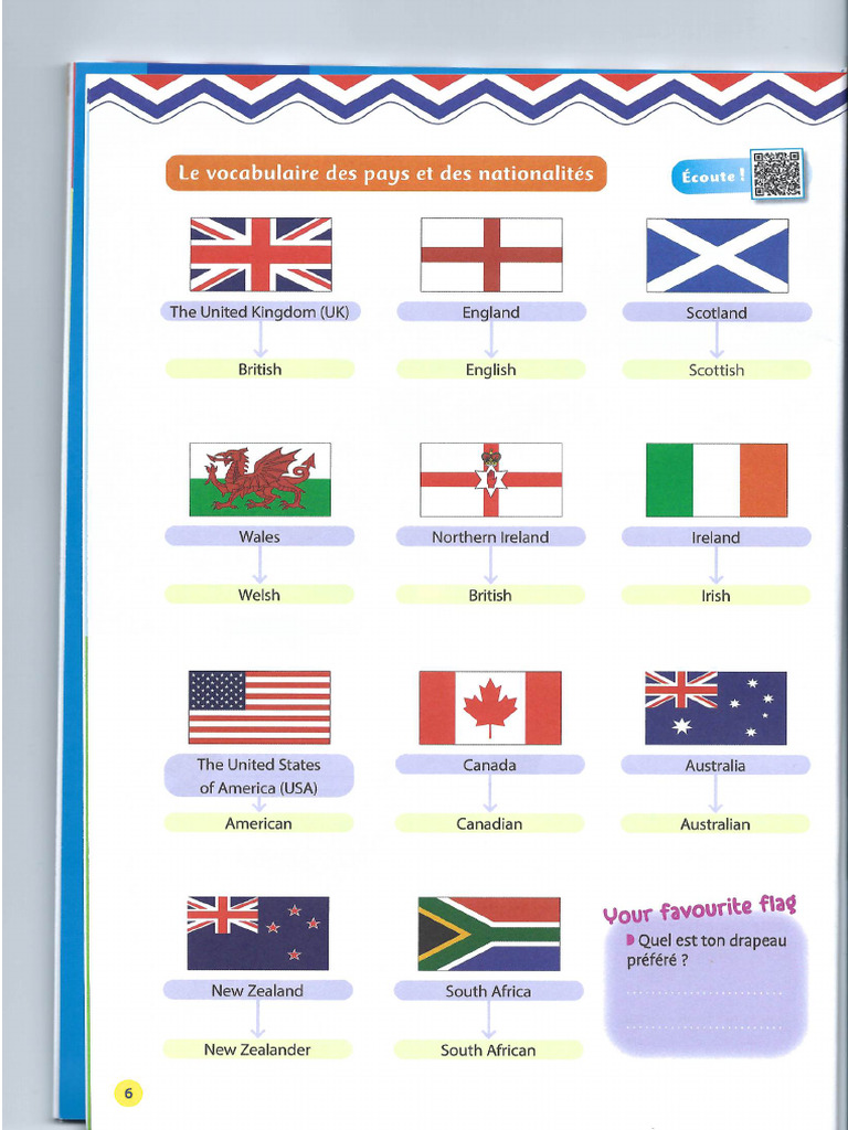 5eme Flags and Nationalities | PDF