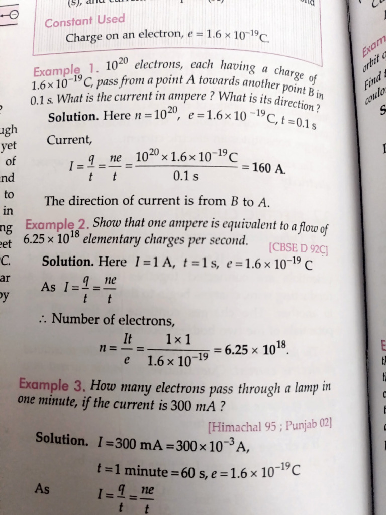 Numericals Current Electricity | PDF | Voltage | Electrical Engineering
