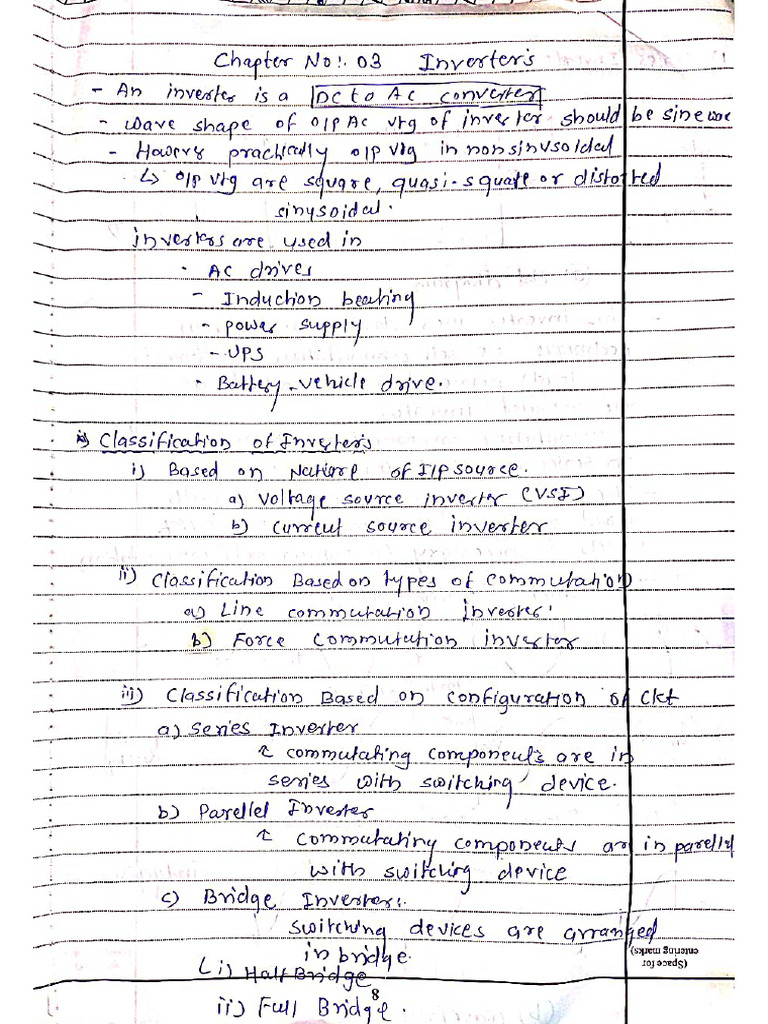Power Unit 3 Prasad Sir Notes | PDF
