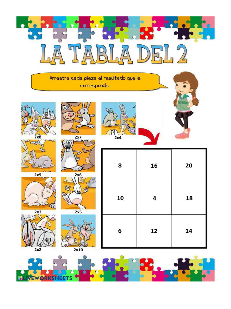 Tabla Del 2 | PDF