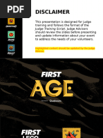 FLL Challenge Submerged Rubrics Color | PDF | Innovation | Cognition