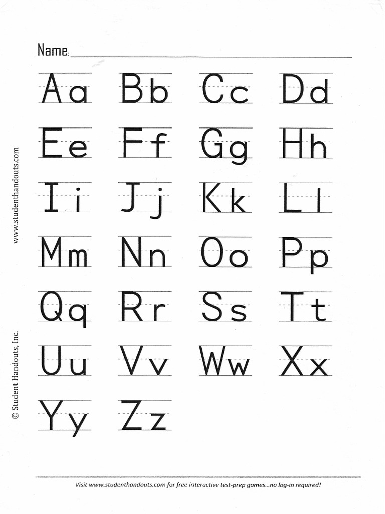 English Alphabet | PDF