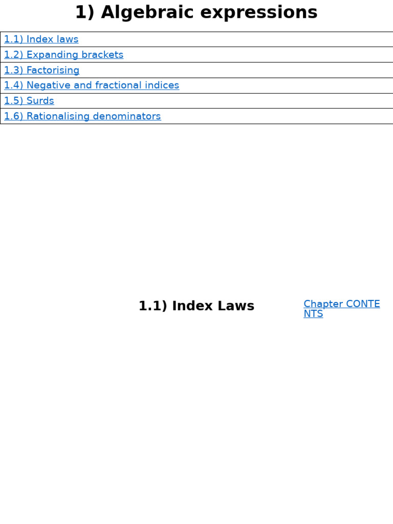 1 Algebraic Expressions Alpp | PDF | Mathematics | Algebra