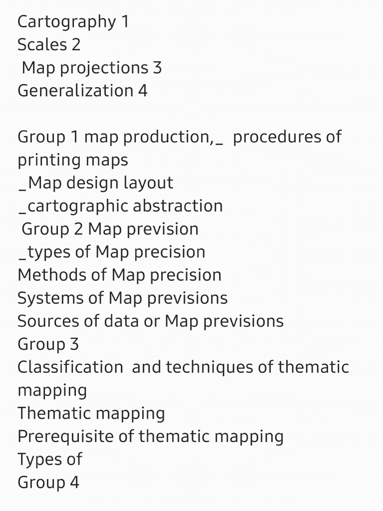 Cartography Course 250820 153637 | PDF