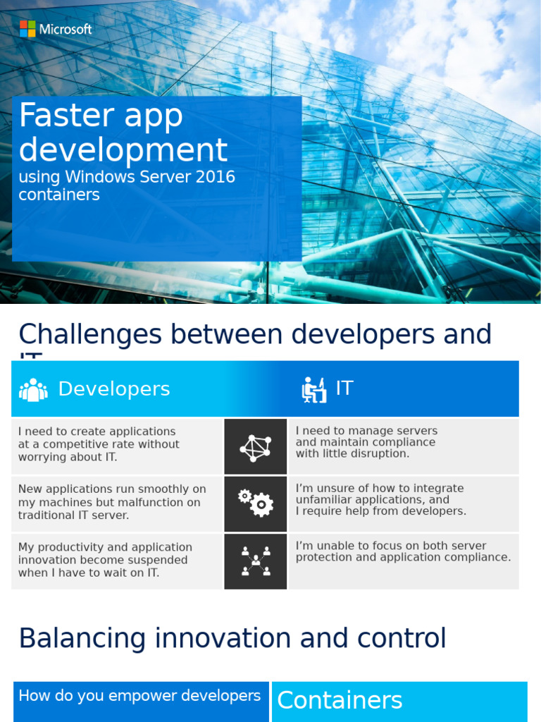 Windows Server Containers | PDF | Virtual Machine | Hyper V